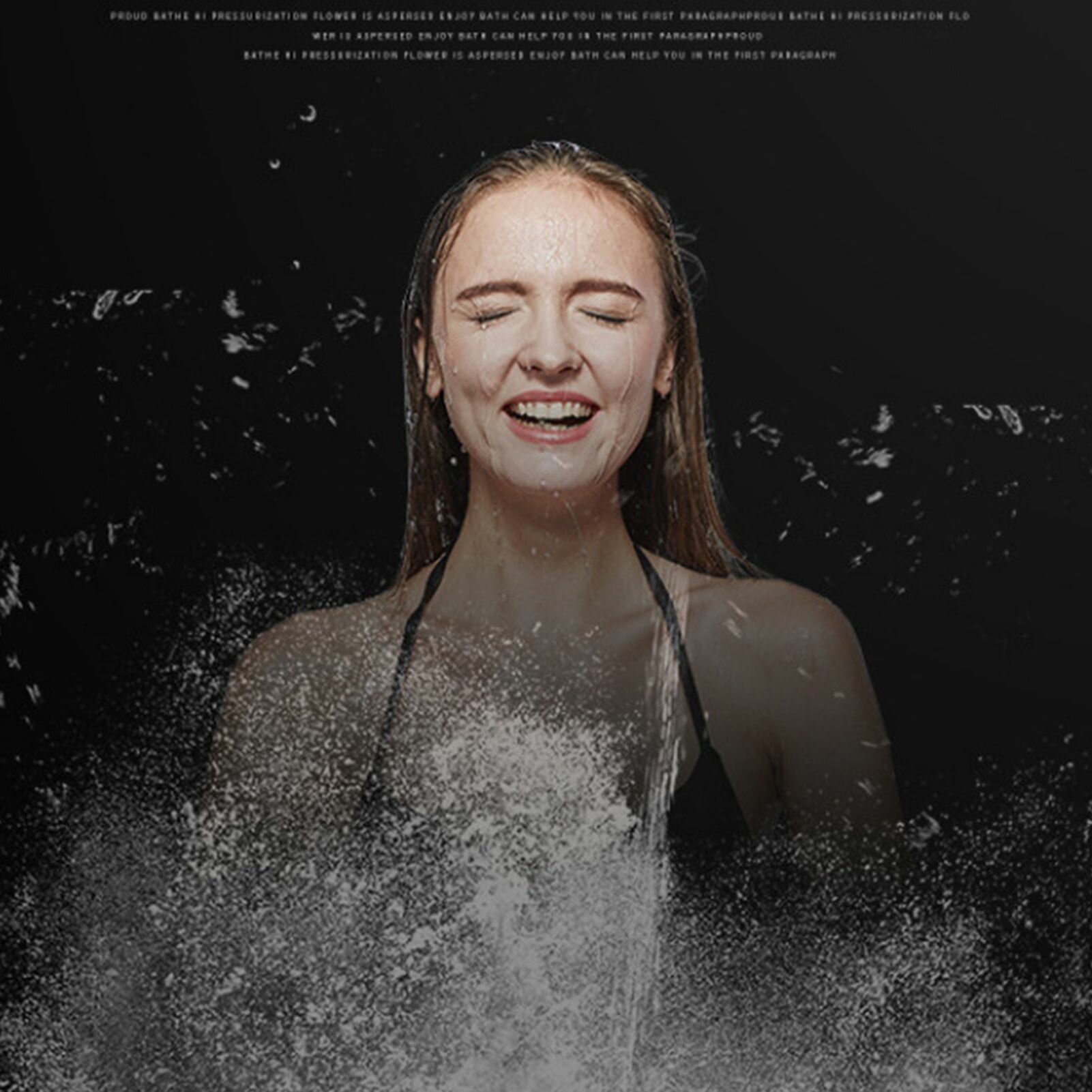 Насадка для душа, 300 отверстий, экономия воды, портативная прямоугольная душевая кабина высокого давления, аксессуары для душа