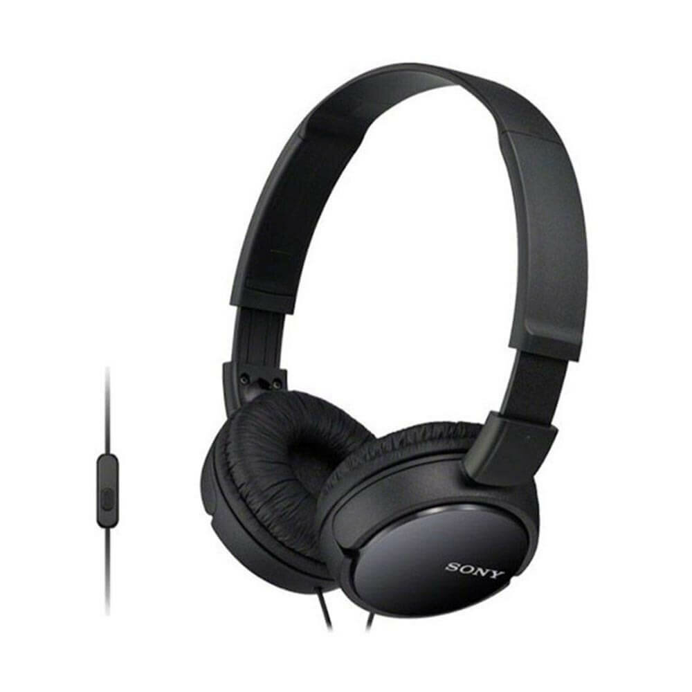 Накладные наушники Sony MDR-ZX110AP черный (MDR-ZX110APB черные)