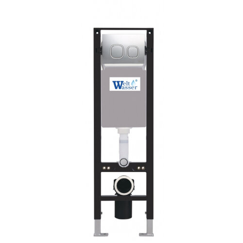 Инсталляция для унитаза WeltWasser Amberg 350 с кнопкой 10000005534 хром