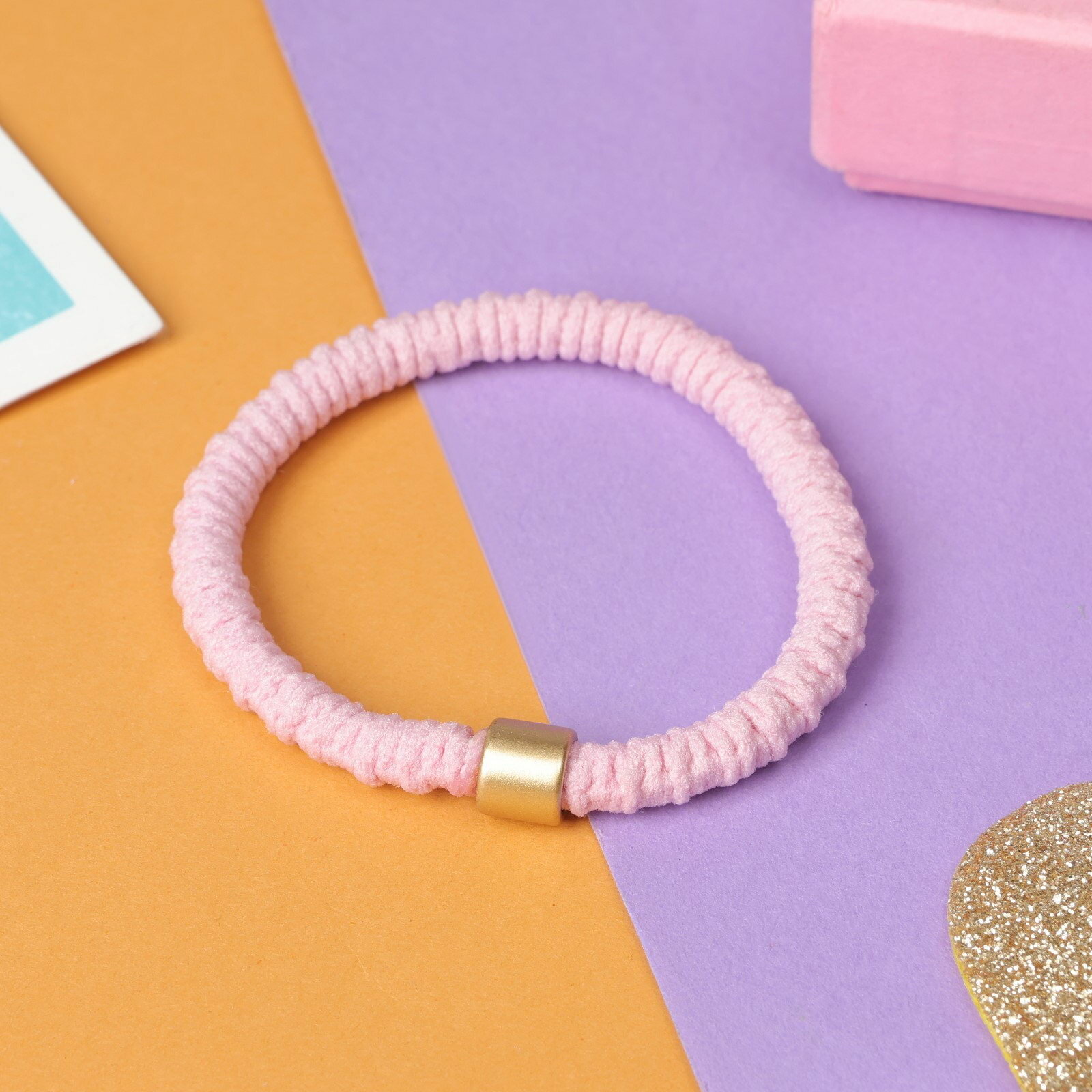 Резинка для волос "Спорт элит колор", классик, 5 см, микс, вид резинки: декорированная, 12 шт.