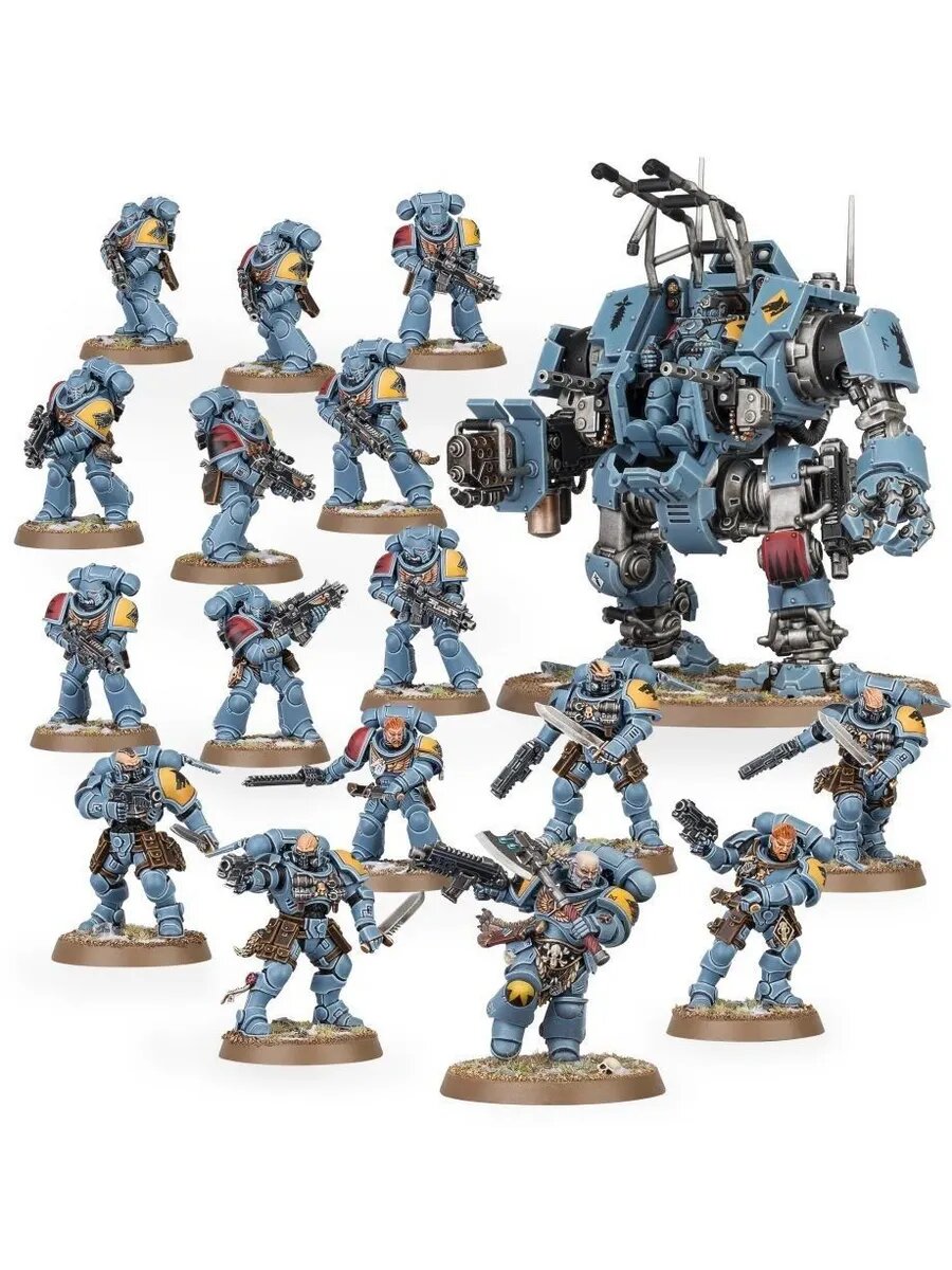 Миниатюры Warhammer 40000 Combat patrol - Space Wolves