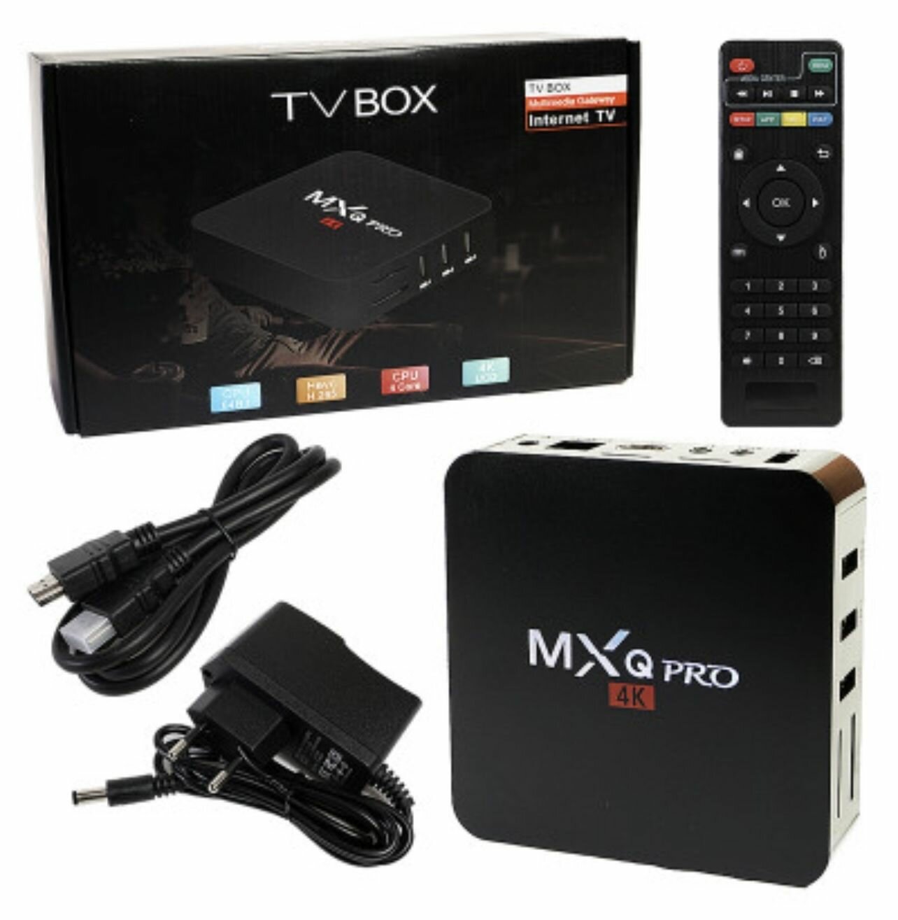 Цифровая приставка TV BOX MXQ PRO 4K 5G