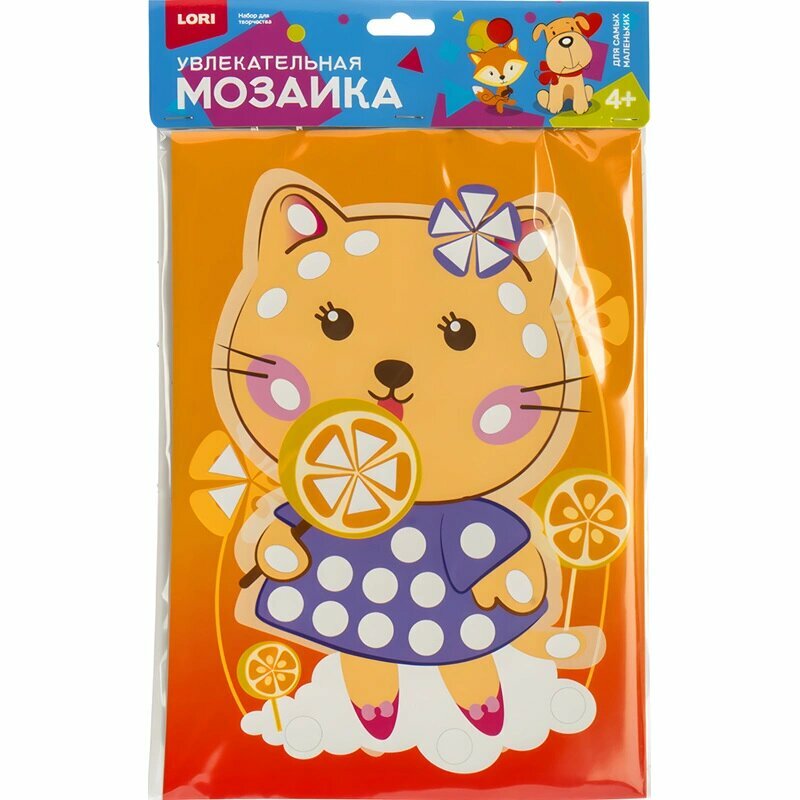 Набор для изготовления Увлекательная мозаика Кошечка, Км-012