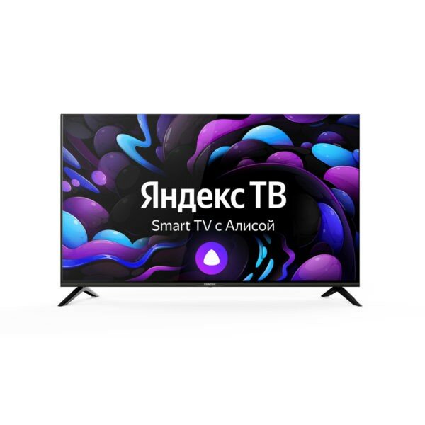 50" Телевизор Centek CT-8750 черный 3840x2160, 4K Ultra HD, 60 Гц, Wi-Fi, Smart TV, Яндекс. ТВ
