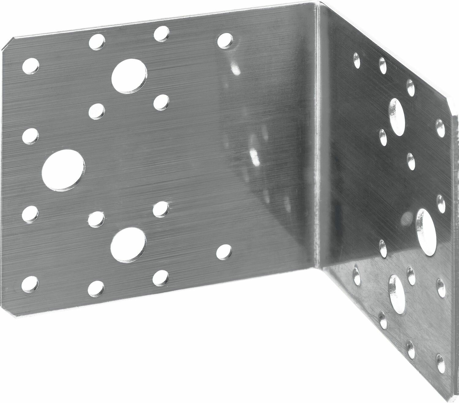 Нержавеющий уголок ЗУБР НКУ-2.0, 90x100x100x2 мм, профессиональный крепежный элемент 310526-90