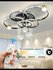Люстра LED, хрустальная потолочная, современная для гостиной и спальни кольцевая