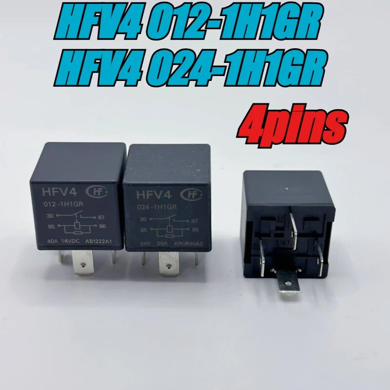 Автомобильное реле HFV4 012-1H1GR HFV4 024-1H1GR 40A