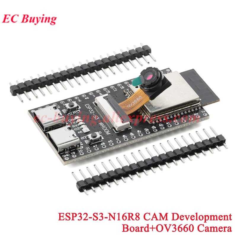 ESP32-CAM-MB Модуль микрокамеры S3-N16R8 OV3660