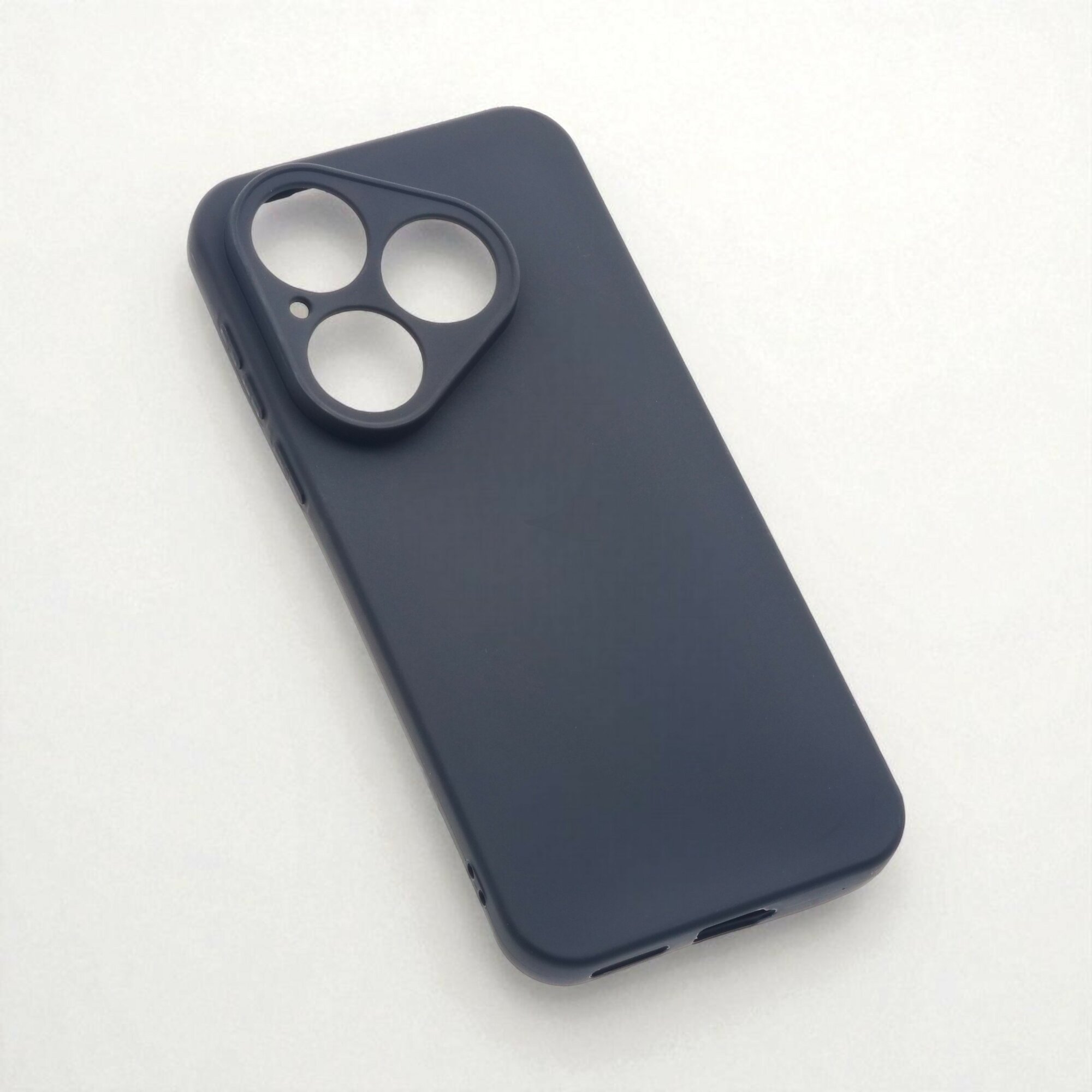 Силиконовый чехол TPU Case матовый для Huawei Pura 80 черный