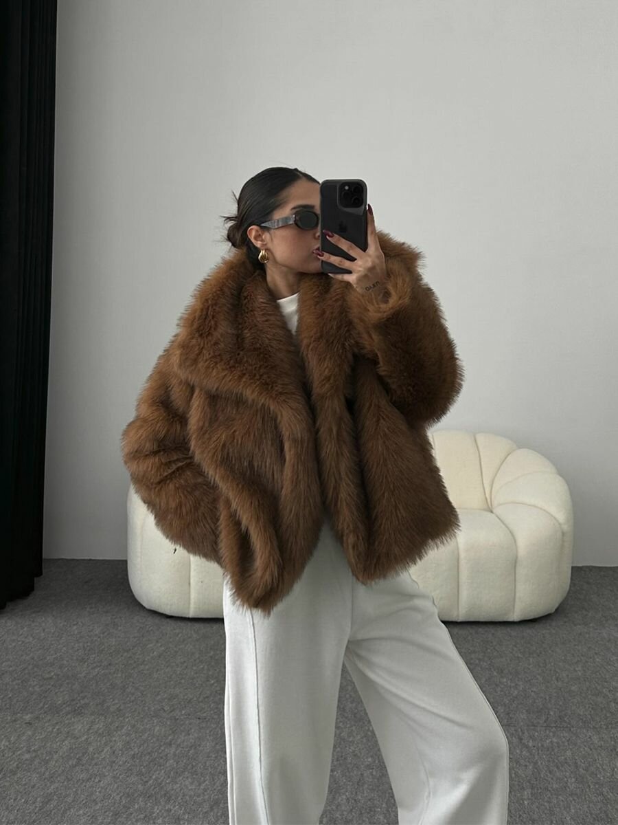 Меховой жилет для женщин, высококачественная зимняя шуба из искусственного меха