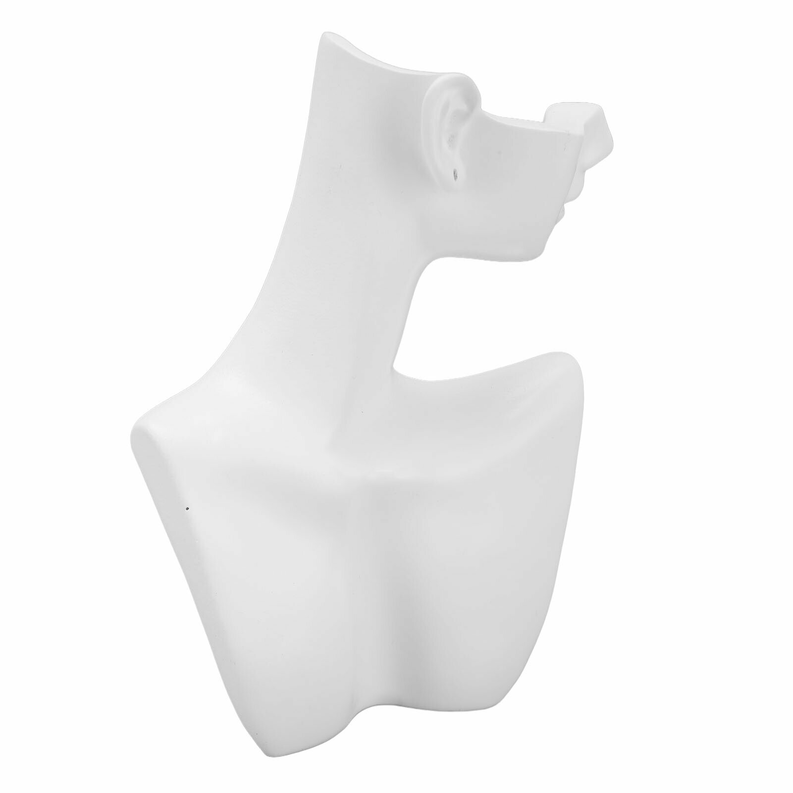 Манекен для серег белый средний из смолы, устойчивый держатель для украшений, органайзер для колье