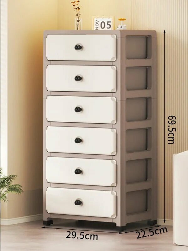 GAIYI Комод, 6 ящ, 29.5х22.5x69.5 см