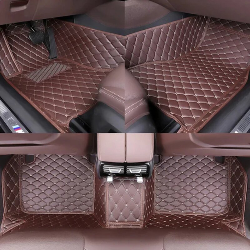 3D автомобильные коврики для Mercedes Benz GL Class X164 X166 GLS 6 Seat 7 Seat 2020-2023 автомобильные аксессуары интерьер, GL X166 2013-2016, Coffee 5 seats