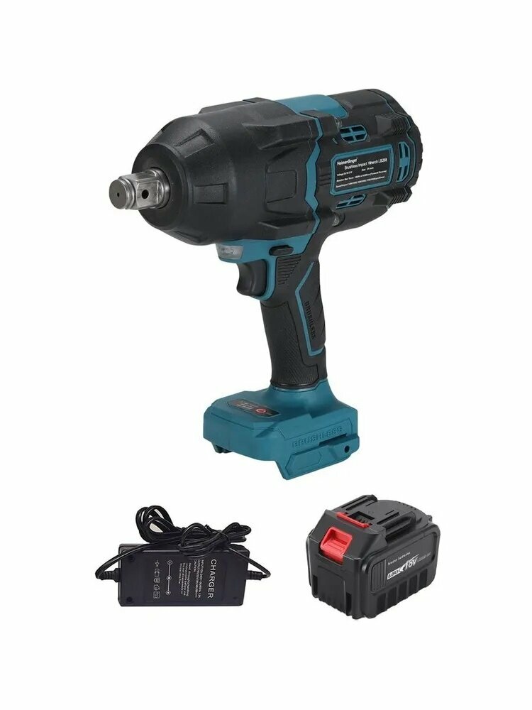 Ударный гайковёрт Heimerdinger LB268: 1650 Нм, 1500 Вт, бесщеточная, светодиод, 3 скоростей - Официальная гарантия