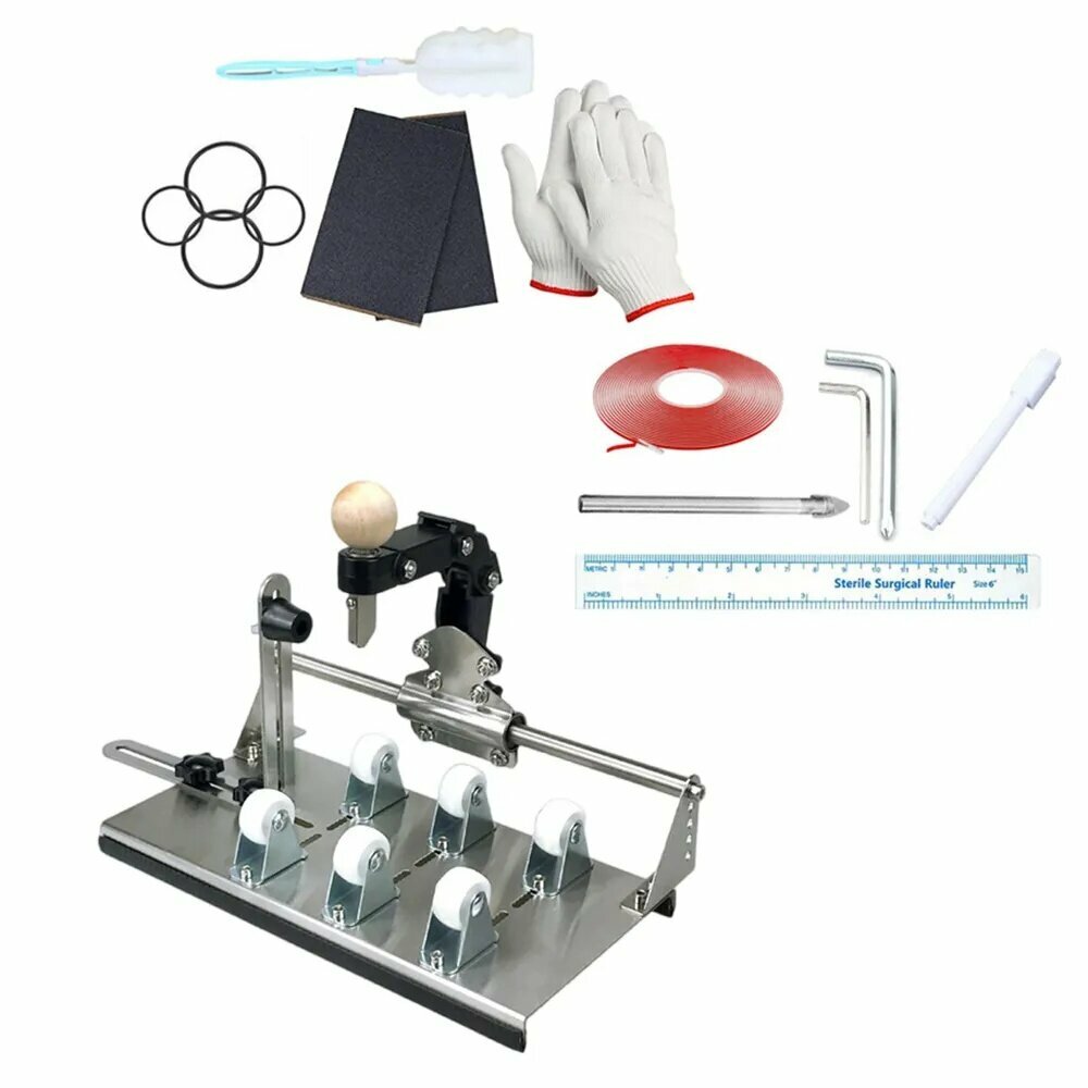 Стеклорез для бутылок DIY набор регулируемый комплект аксессуаров