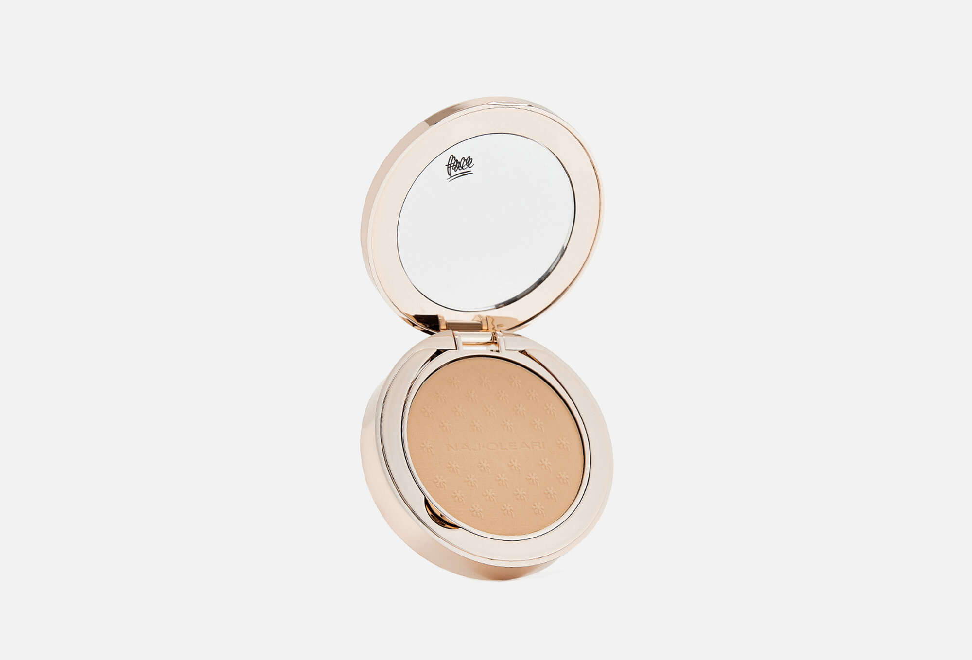 Матирующая компактная пудра для лица NAJ OLEARI Skin Caress Pressed Powder 9.5 г Warm beige