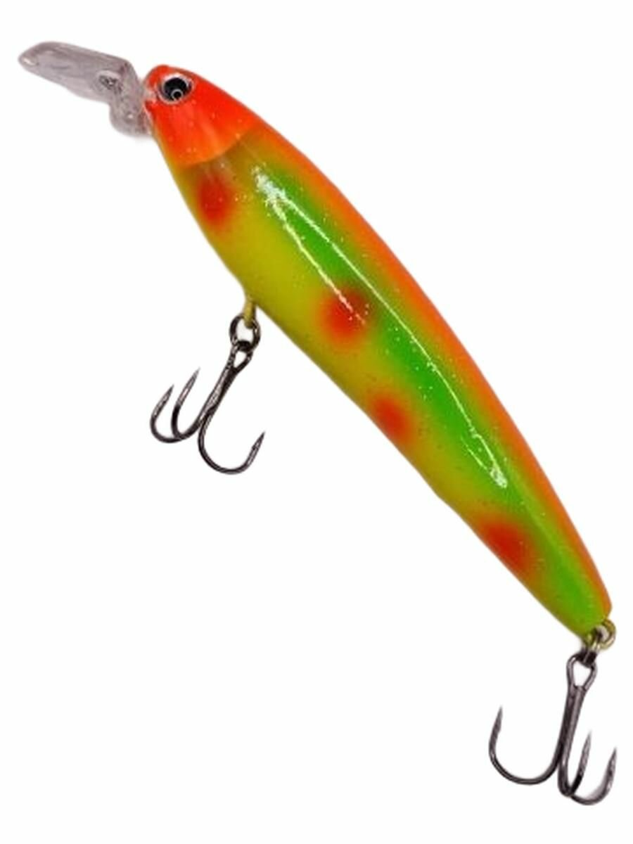 Воблер Yo-Zuri 3DS Minnow 100 SP 17г. Приманка на щуку, судака, жереха. Дальний заброс.