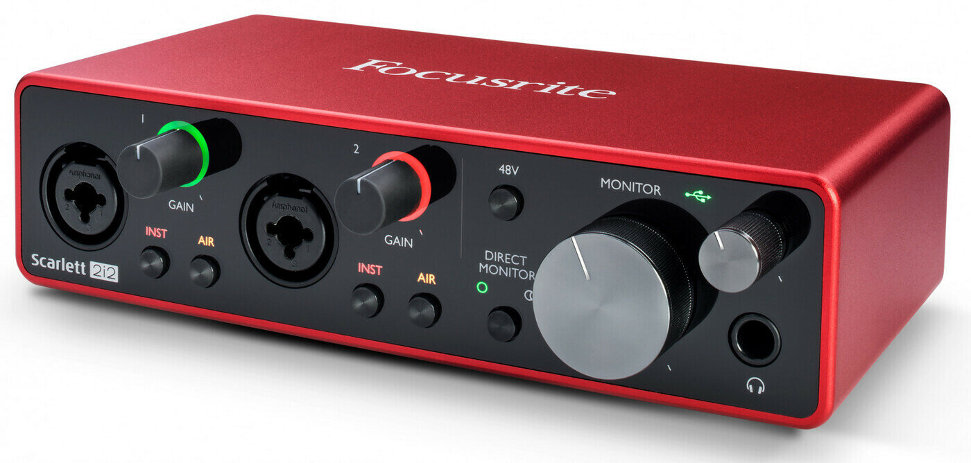 Аудиоинтерфейс Focusrite Scarlett 2i2 3rd Gen — фото 1