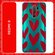 Чехол на Xiaomi Redmi 9 / Сяоми Редми 9 с принтом "Красные сердечки рисунок - 14...