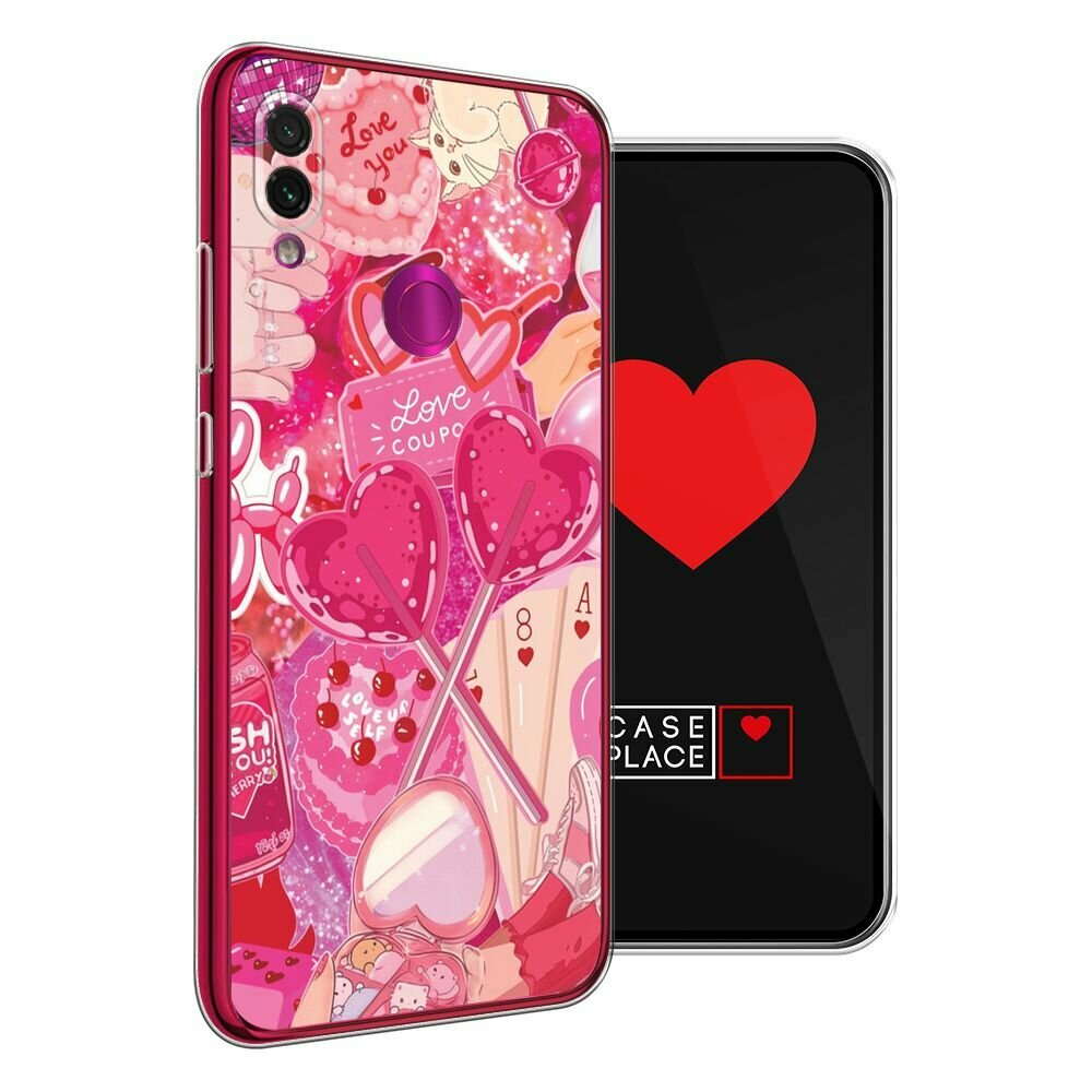 Чехол на Xiaomi Redmi Note 7 / Сяоми Редми Нот 7 с принтом "Love coupon - 14 февраля" — фото 1
