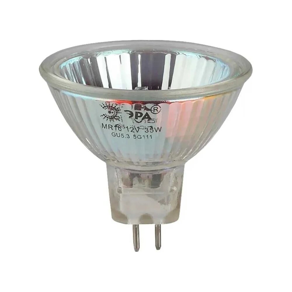 ЭРА Набор 10 штук лампочки GU5.3MR1635W12VCL галогенные (EC) GU5.3 35Вт софит теплый белый свет Б0056164