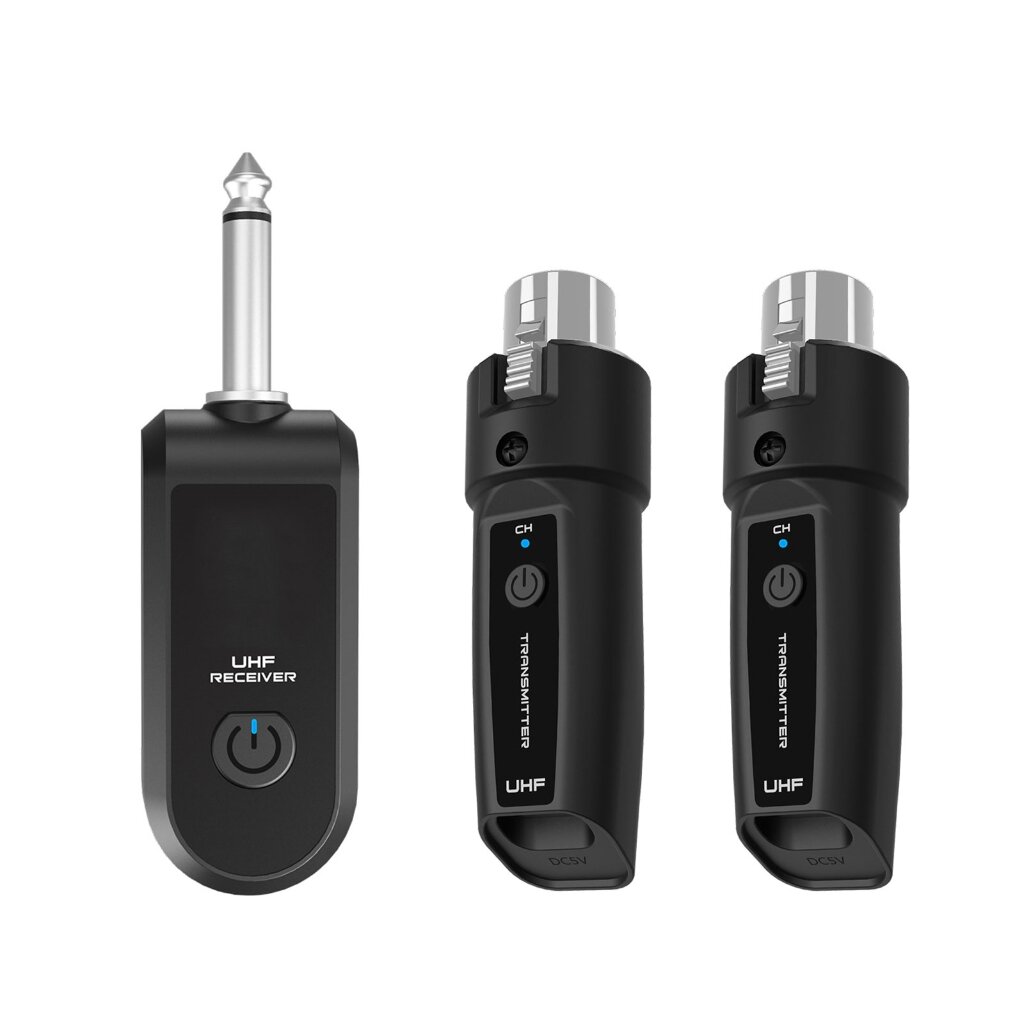 Беспроводная микрофонная система с проводным преобразованием динамической катушки - одна на двоих