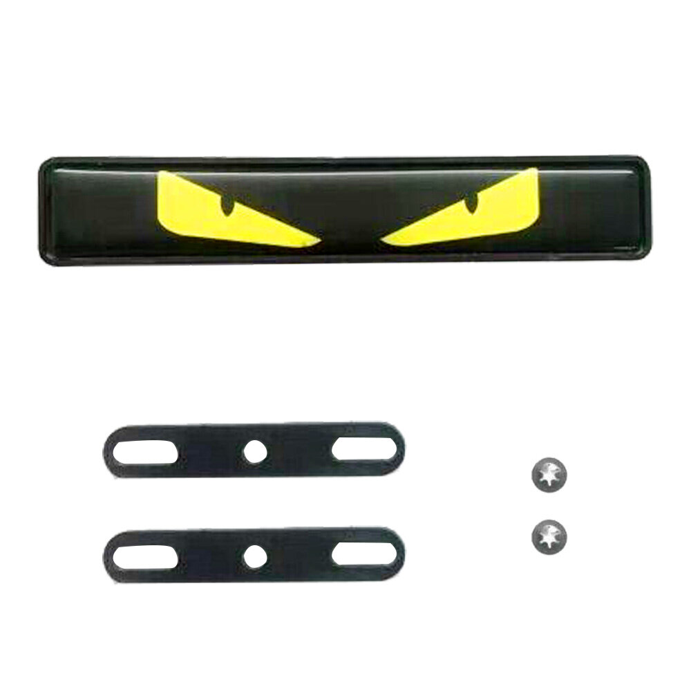 1 Эмблема Демонического Глаза со Светодиодной Подсветкой для Передней Решетки Автомобиля, Задней Двери, Значок, Светящая