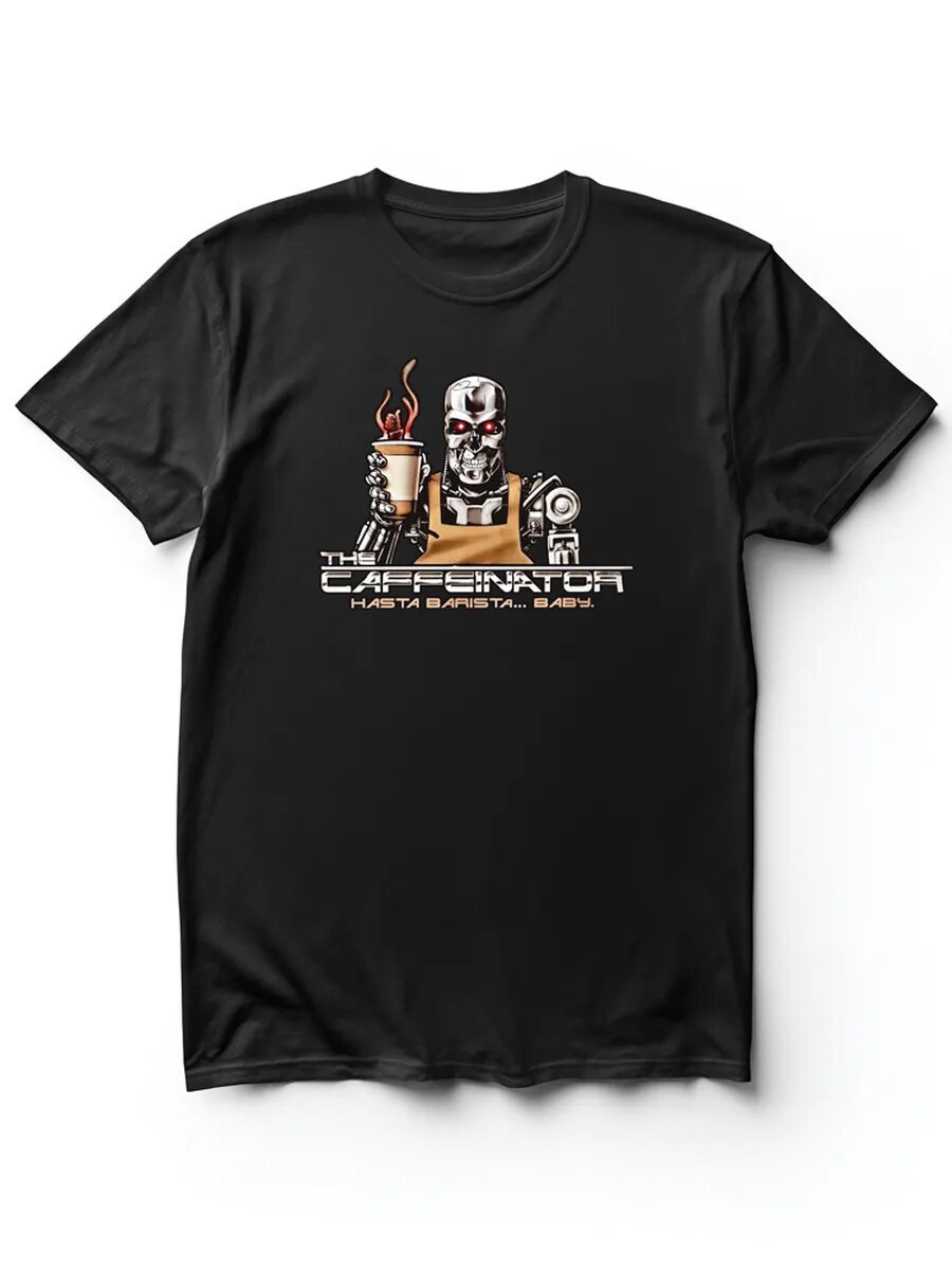 Футболка терминатор кофе кофенатор