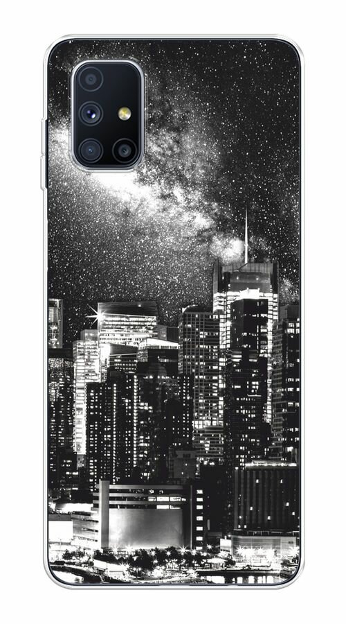 Чехол на Samsung Galaxy M51 / Самсунг Галакси М51 с принтом "Ночной Нью-Йорк"