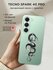 Чехол на Tecno Spark 40 Pro / Текно Спарк 40 Про с принтом "Змея с мечом чёрная"...