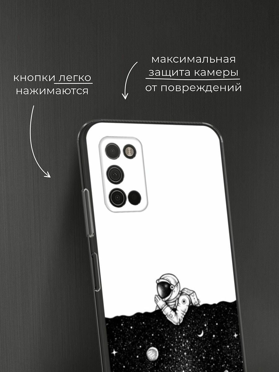 Чехол на Samsung Galaxy A03S / Самсунг Галакси A03S с принтом "Космический сон" — фото 1