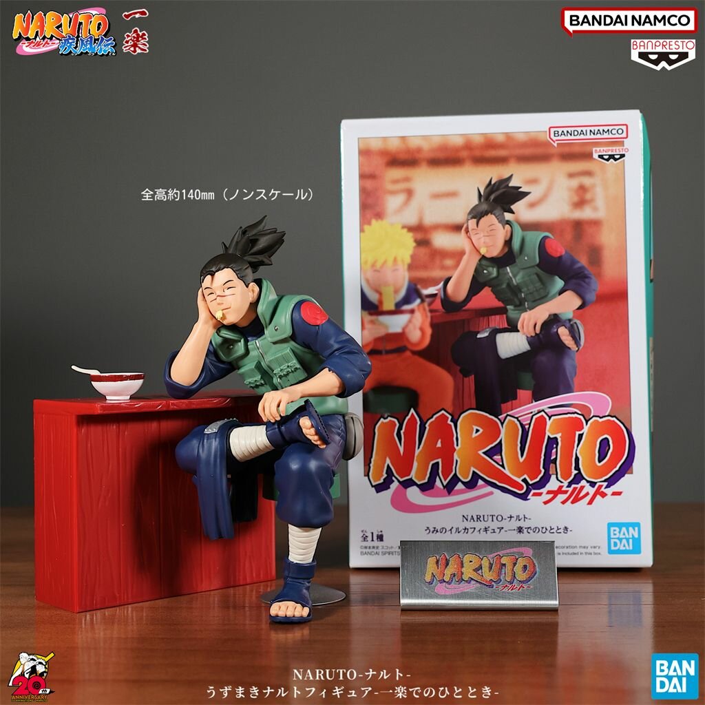 Аниме фигурка Наруто Ирука Умино / Iruka Umino "Рамен" BANPRESTO BANDAI
