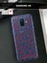 Чехол на Samsung Galaxy A6 / Самсунг Галакси А6 с принтом "Легкие бордовые серде...