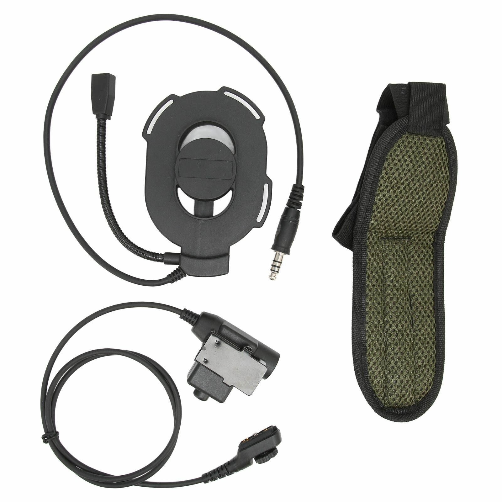 Военная гарнитура для Hytera PD-780 серии (черная)