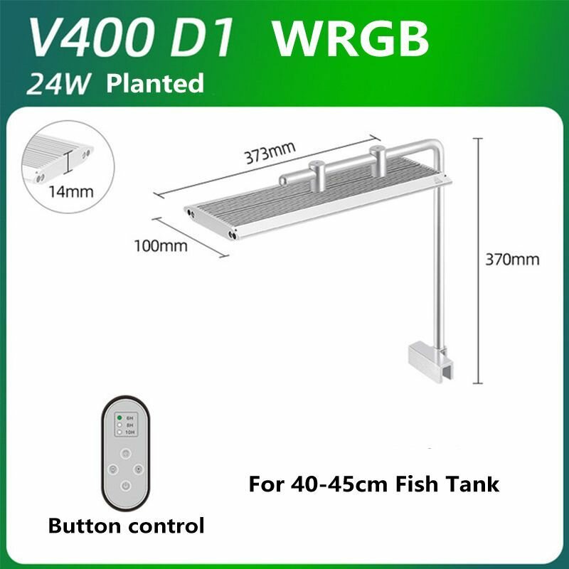 Серия WEEK AQUA V Led Aquarium Light RGB аквариумный светильник с таймером цикла Бесступенчатый диммер Аквариумная лампа для пресноводных