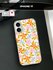 Чехол на Apple iPhone 17 / Айфон 17 с принтом "Оранжевые цветочки", прозрачный