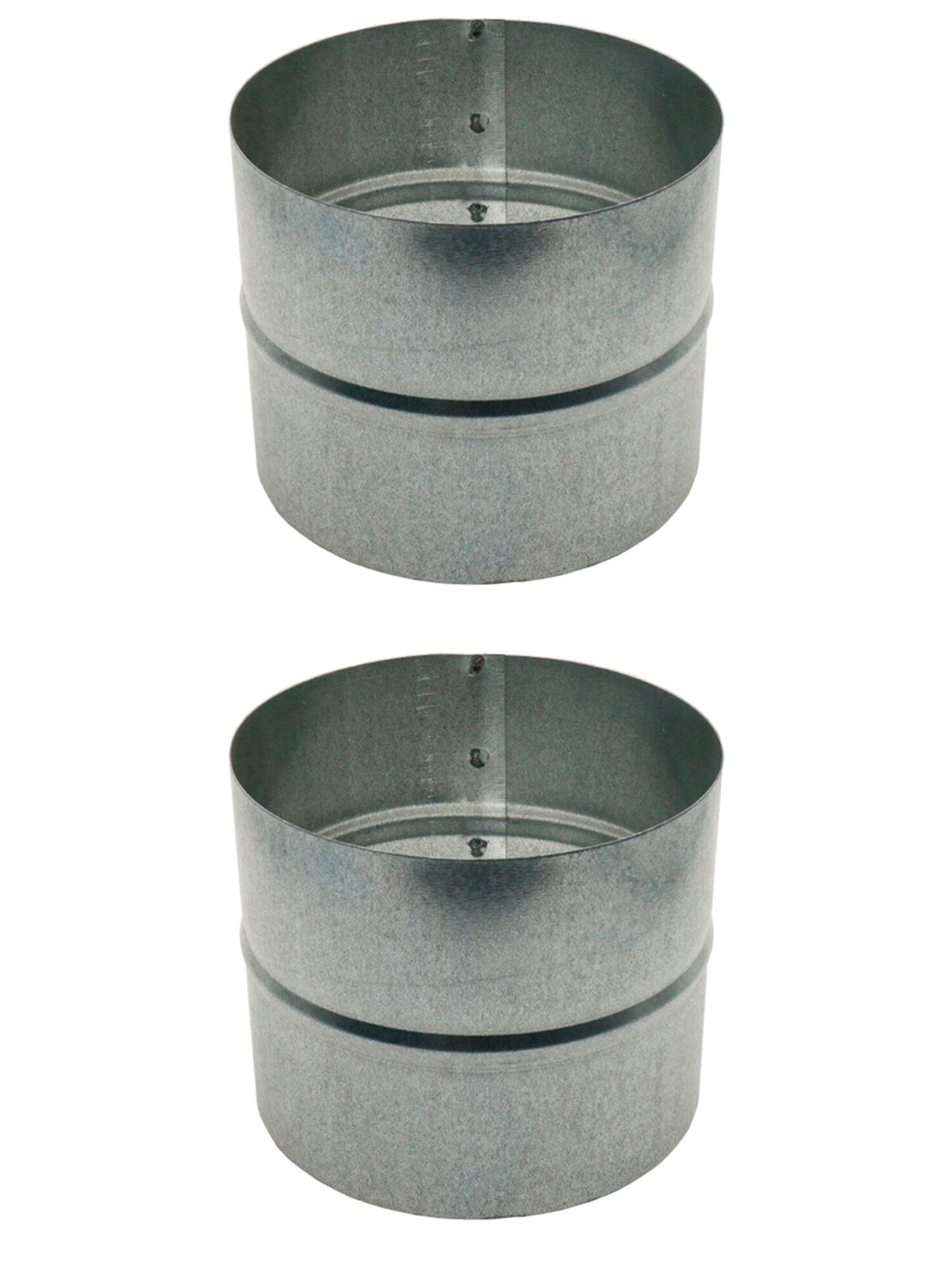 Соединитель для круглых воздуховодов d200 мм оцинкованный Pro (2 шт.)