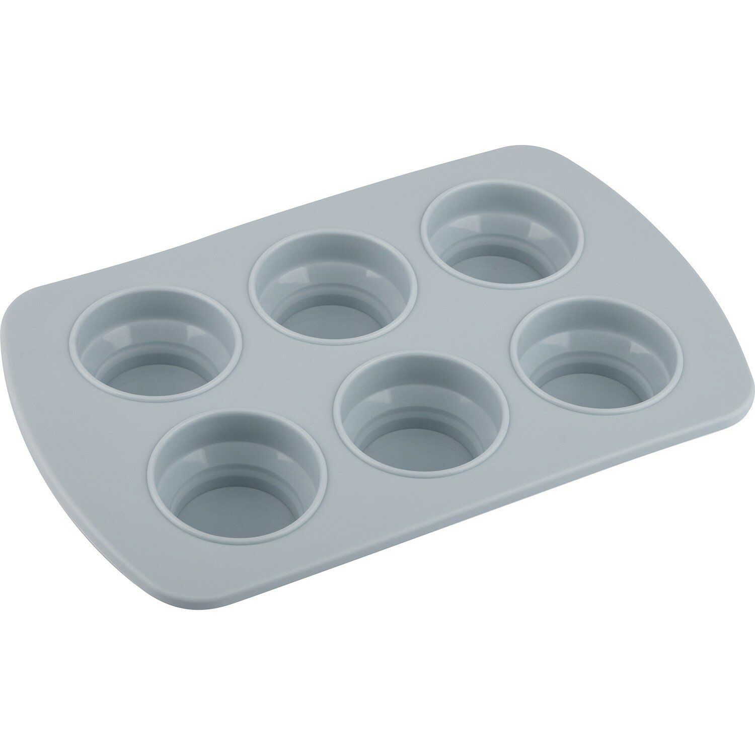 Mallony Armonico форма для маффинов силиконовая 6 ячеек складная размер 27.8x17.5x3.5 см