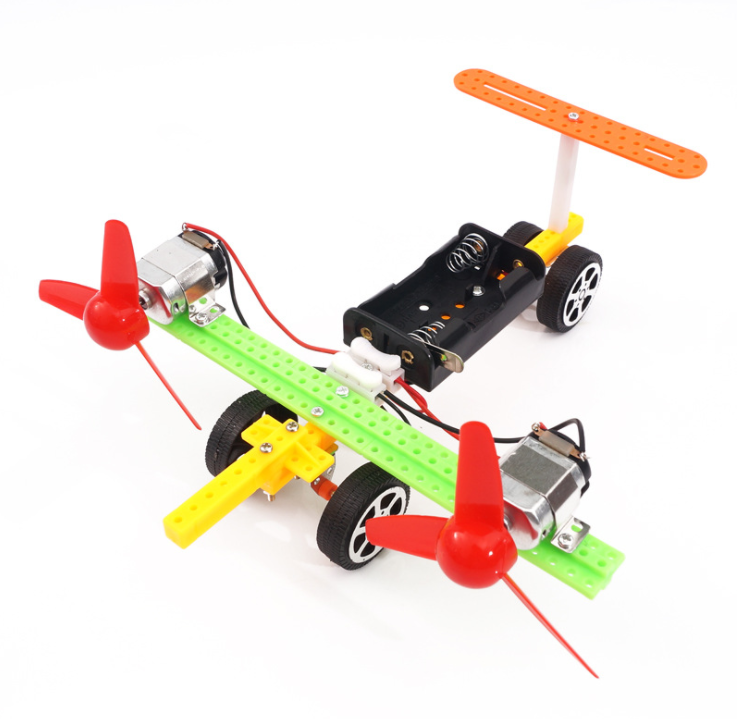 DIY STEM игрушка самолет с движением по земле деревянный 3D пазл для детей