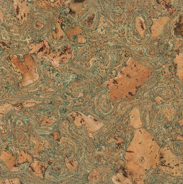 Настенное пробковое покрытие BFM Cork Menorca green 1,98 600*300*3 мм