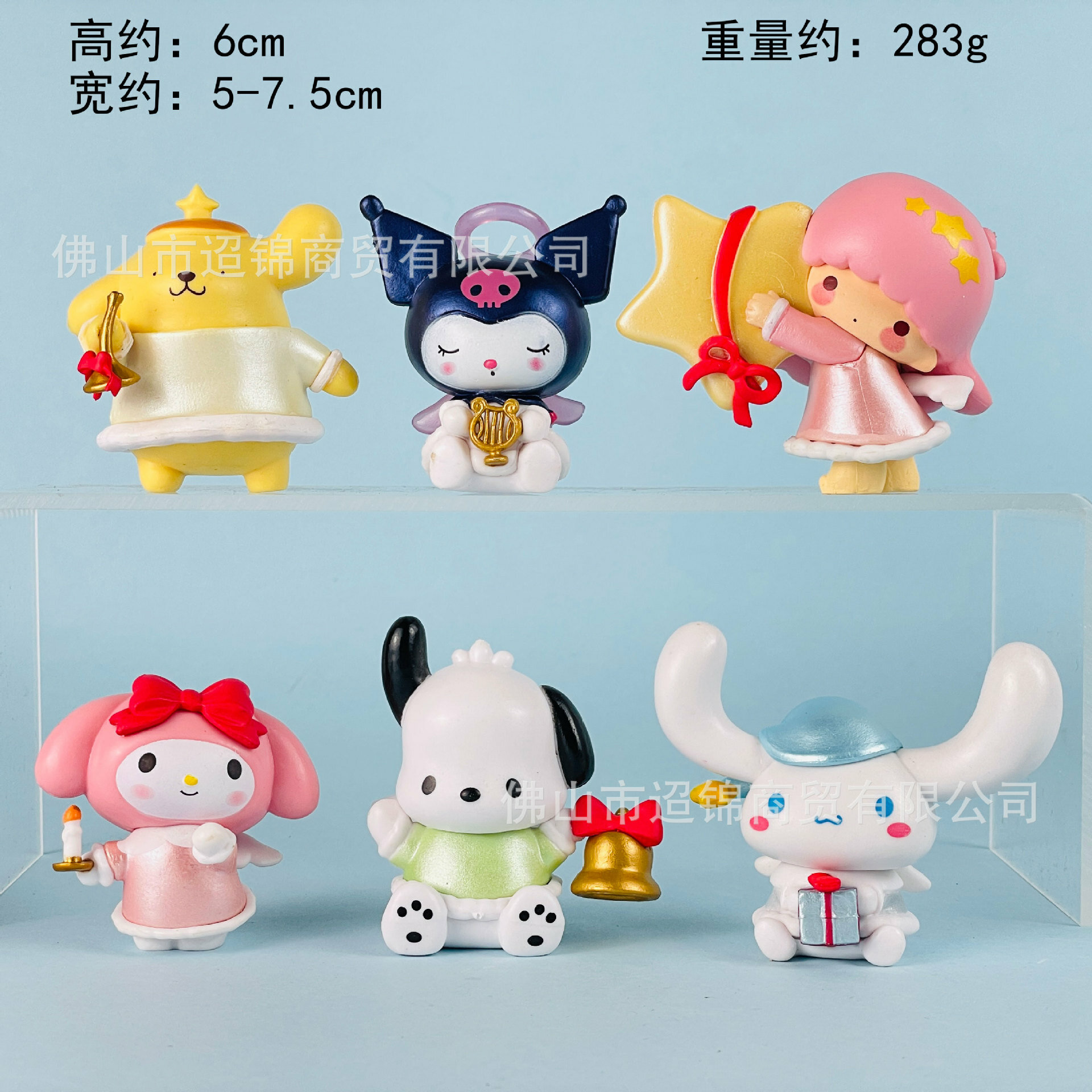 Блокнот для заметок My Melody, фигурка собаки Chloe Pacha, фигурка собаки Cinnamon, фигурка собаки Pudding