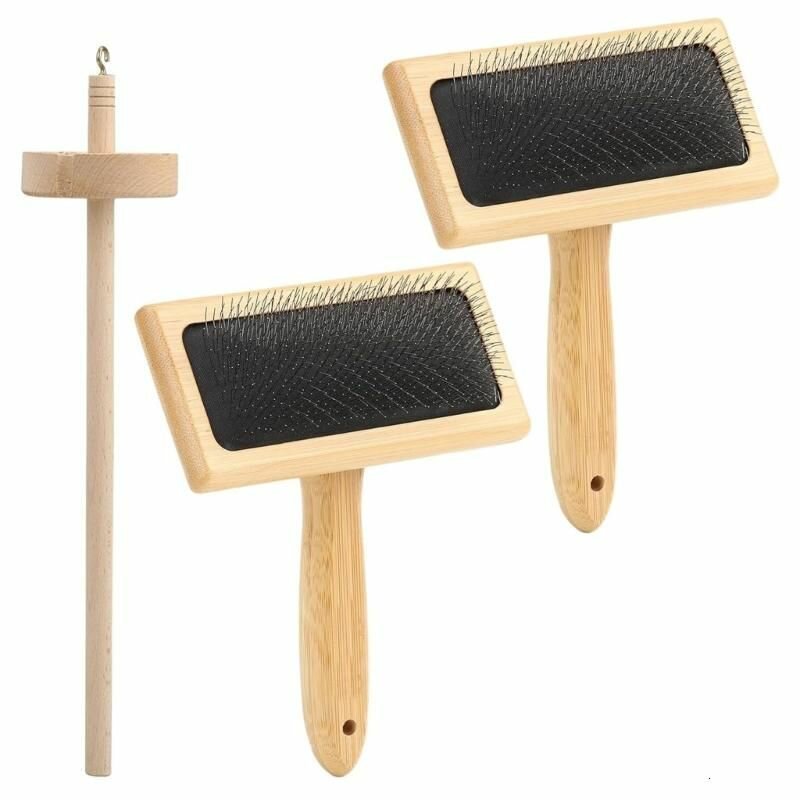 Набор дополнительных кардочесов с дроп-родами для валяния