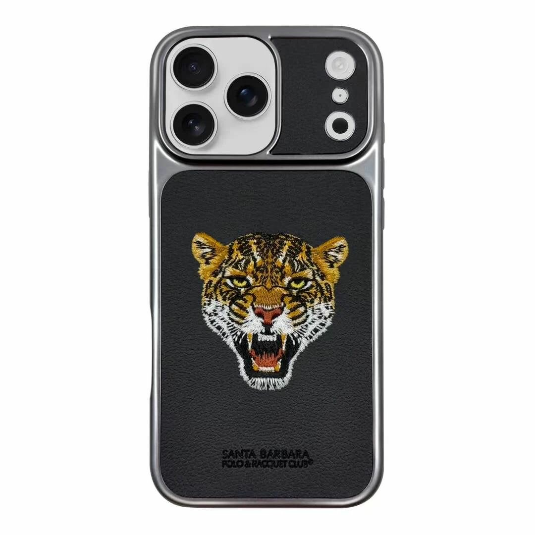 Чехол для iPhone 17 Pro Santa Barbara Polo & Racquet Club Ravel Savanna Series / Противоударный чехол / Черный