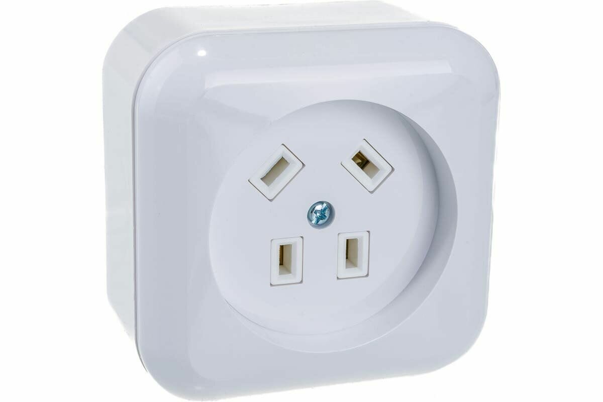 Розетка к электроплите 32А 440В 3ф о/у белый Беларусь