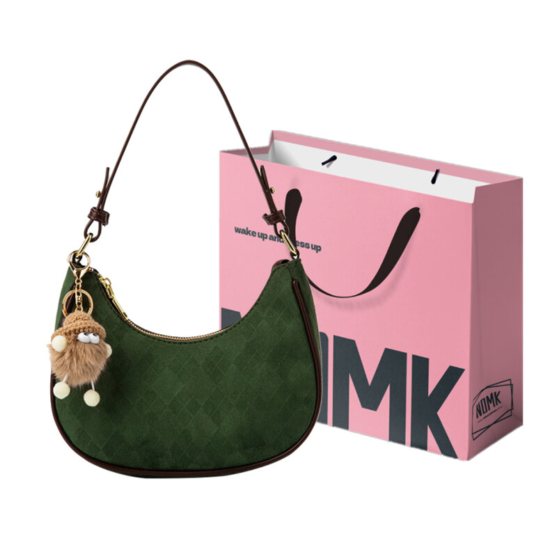 Сумка NOMK PU Cortex Crescent Bag New Moon