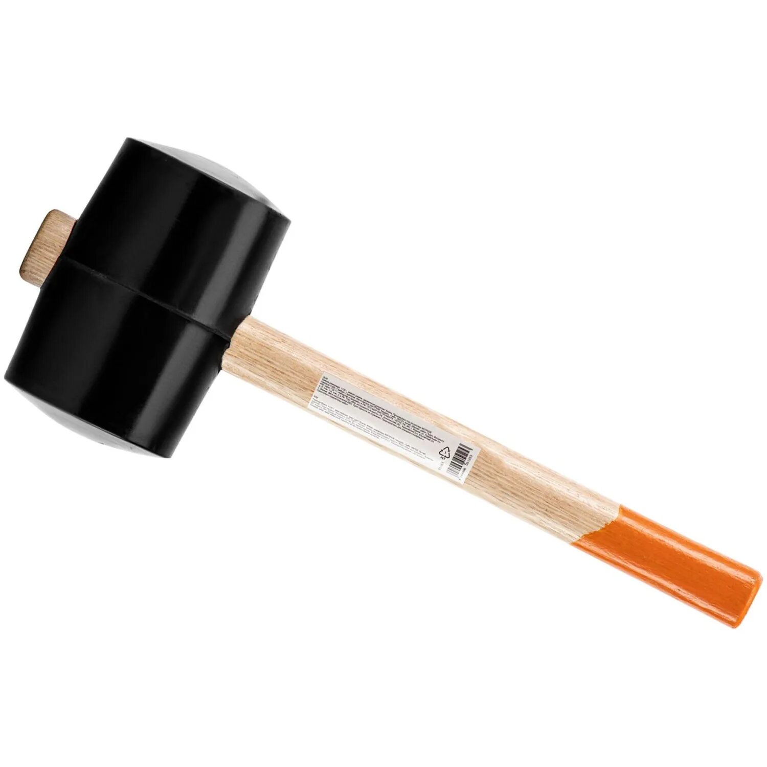 Киянка резиновая 1130 г черная резина деревянная рукоятка Sparta 11161