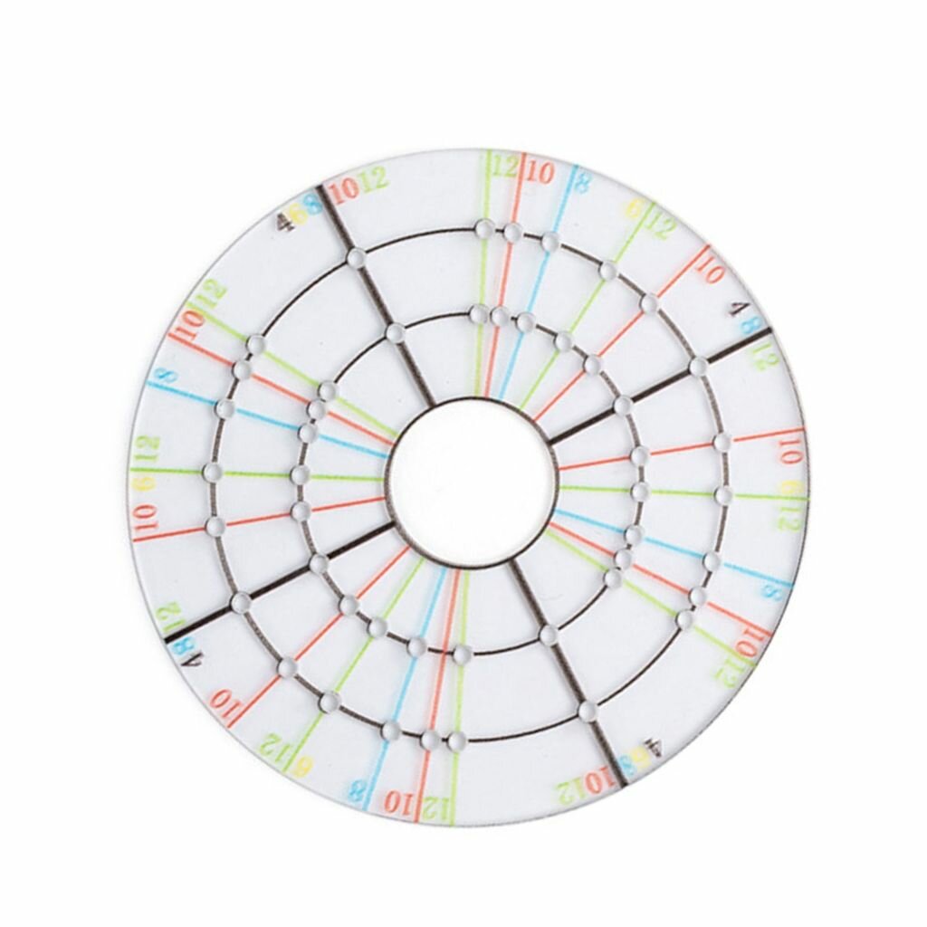 Круглый разделитель для керамических инструментов-маленький круглый разделитель с двойным номером