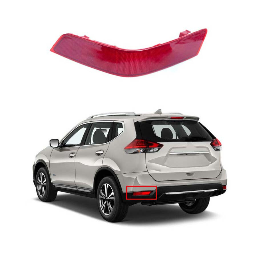 Левый задний бампер отражатель света водителя для Nissan X-Trail Rogue 2017 2018-2020