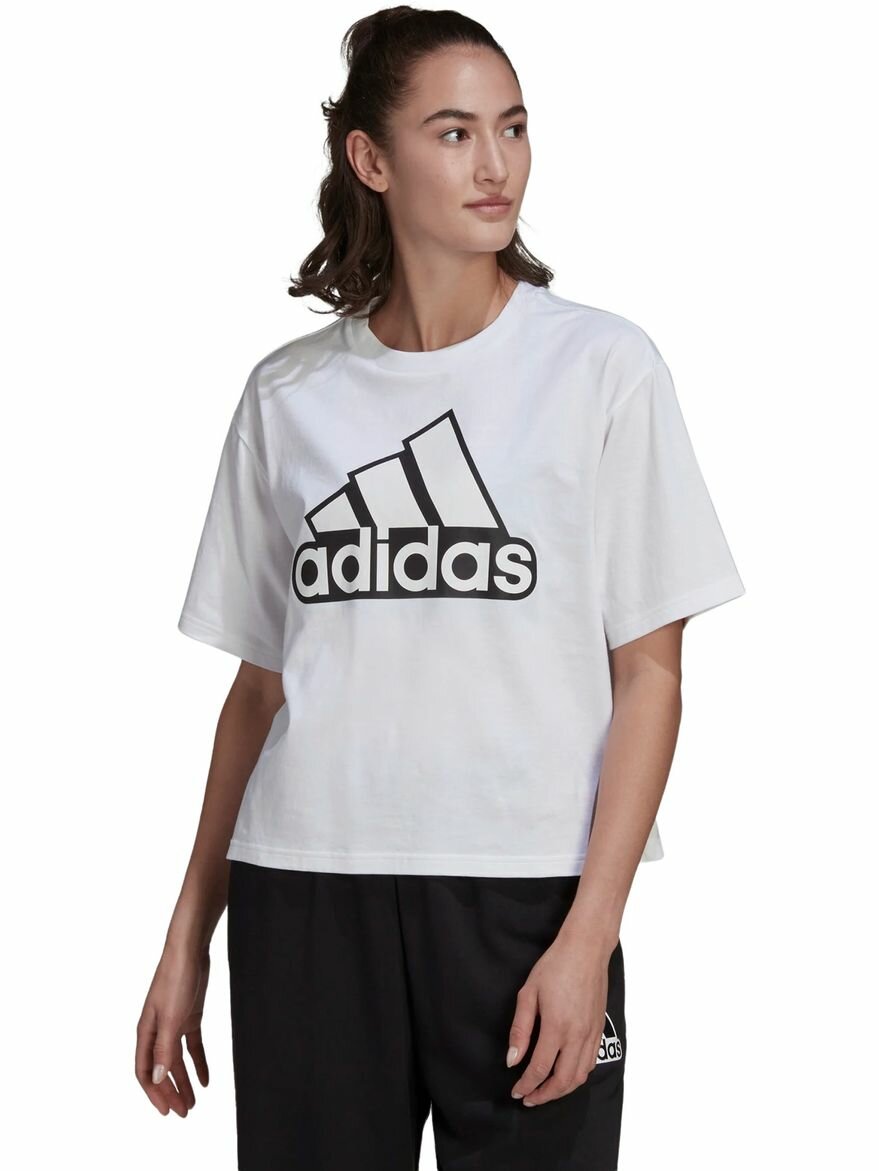 Футболка Essentials Big Logo Boxy Crop Top W