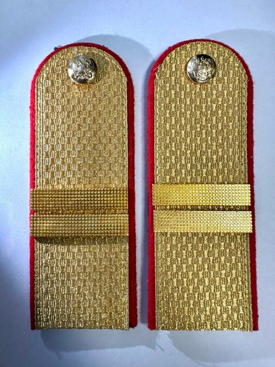 Погоны Полиции золотые Младший Сержант 14 см